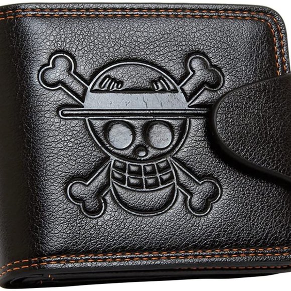 Handmade | Bags | One Piece Straw Hat Pirates Jolly Roger Wallet | Poshmark